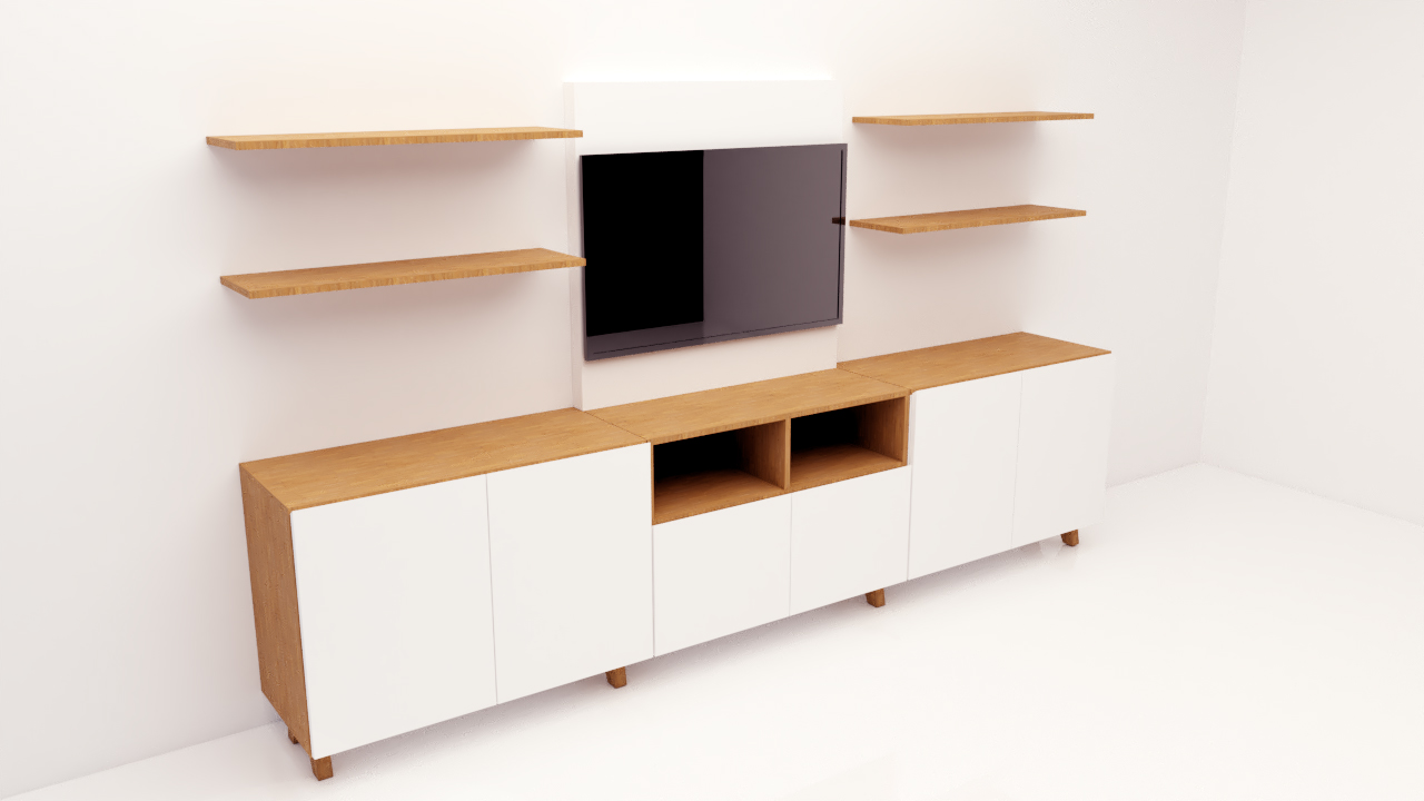 Mueble Rack TV- Living – Deleste Design